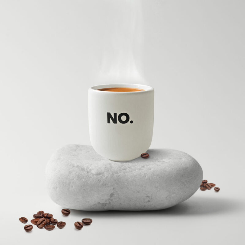 Die Premium Espressotasse von No Coffee für Kaffee-Liebhaber